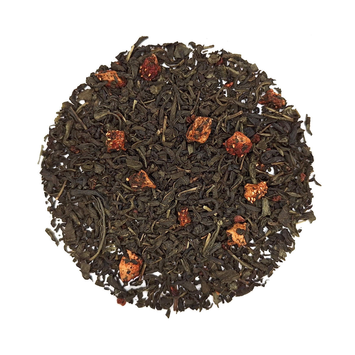 Thé vert bio en vrac aux fruit rouges - 90g